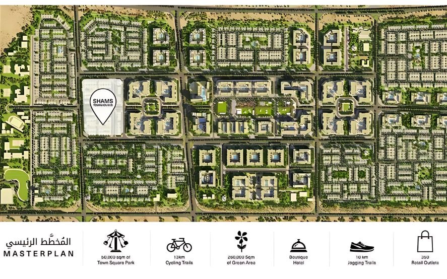 Shams Townhouses – Offplan Properties in Dubai